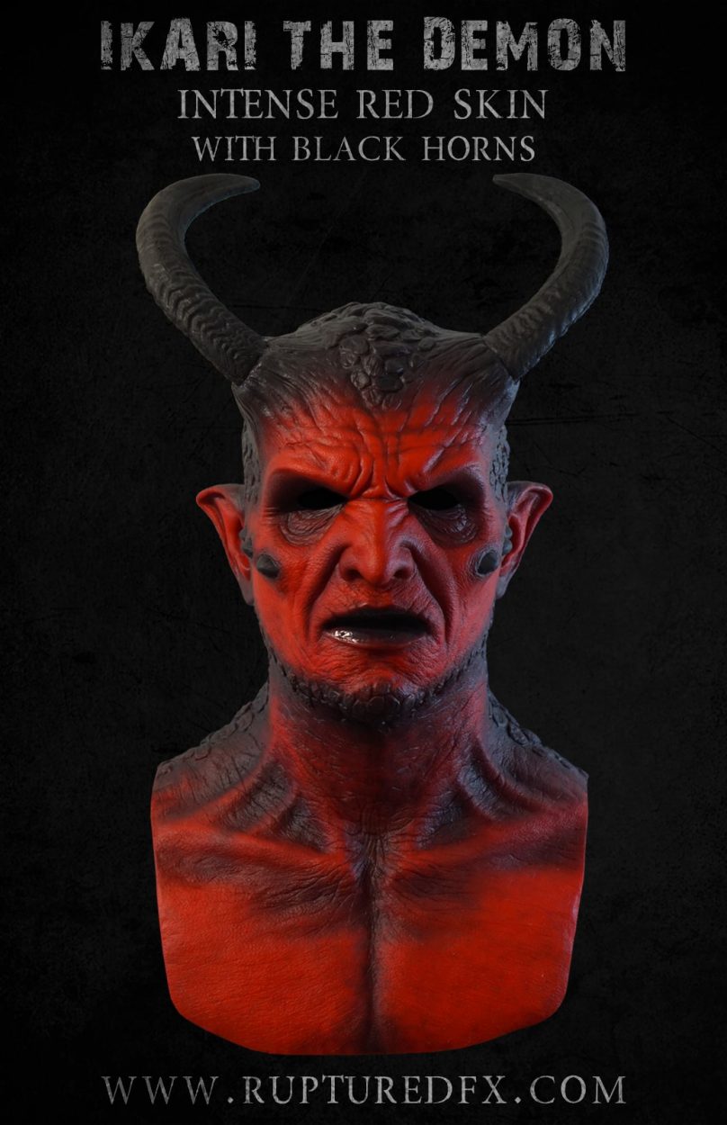 Ikari Demon Silicone Mask - Ruptured FX